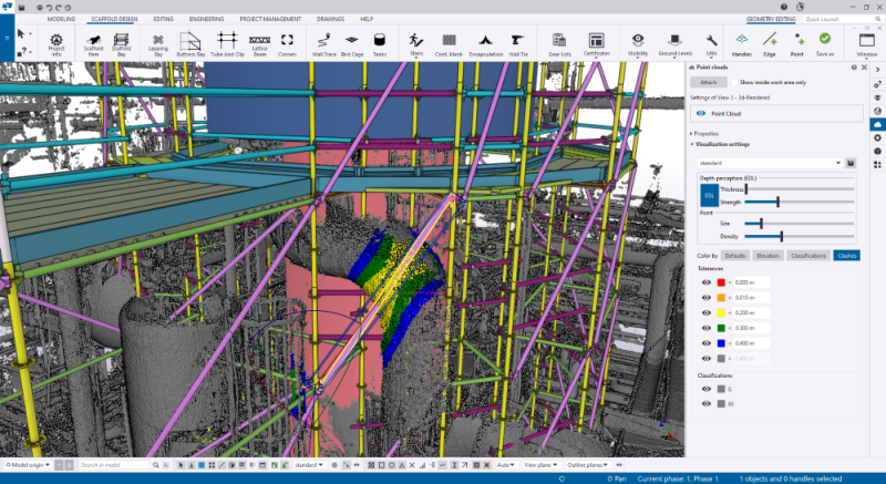 Improving efficiencies in scaffolding with laser scanning | Geo Week ...