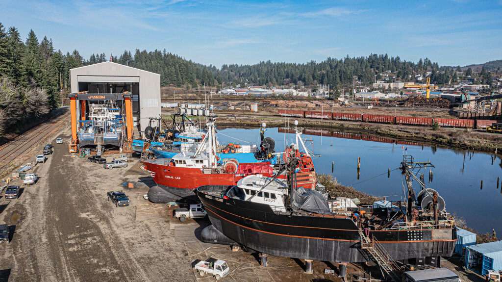 Port of Toledo yard lined with big draggers | National Fisherman