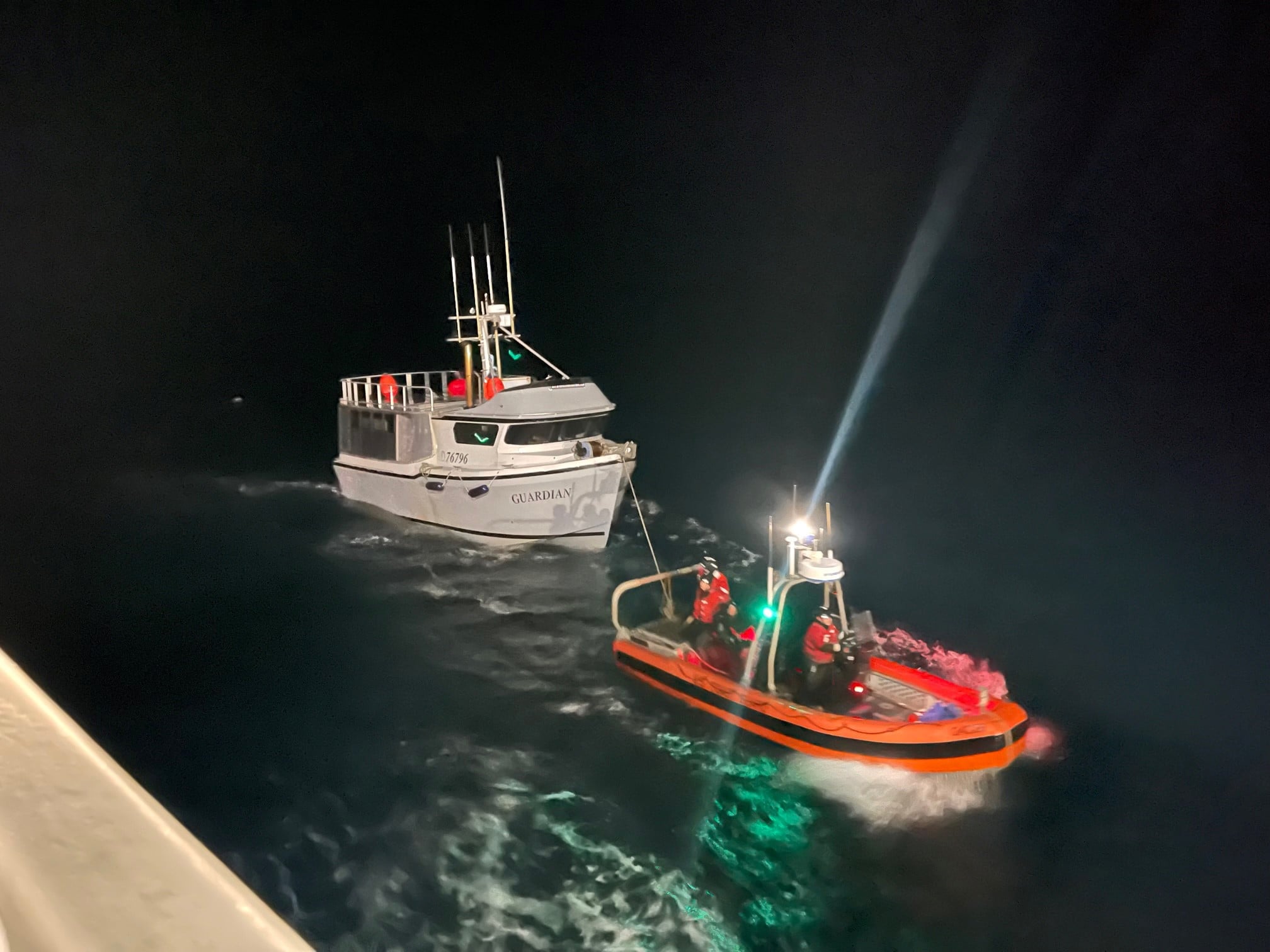 Adrift and unmanned: Coast Guard crew spots stray fishing boat off ...