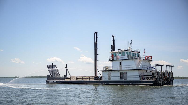 Pipeline recovery vessel has new life as oyster restoration barge ...
