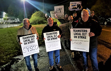 Sysco workers strike in US Northeast, alleging unfair labor practices ...
