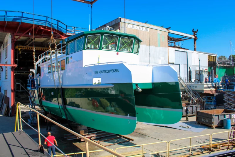 Derecktor delivers hybrid catamaran research vessel | WorkBoat