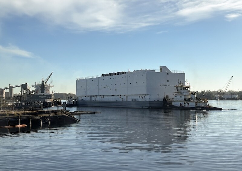 Bollinger delivers its first APL berthing/messing barge to Navy | WorkBoat