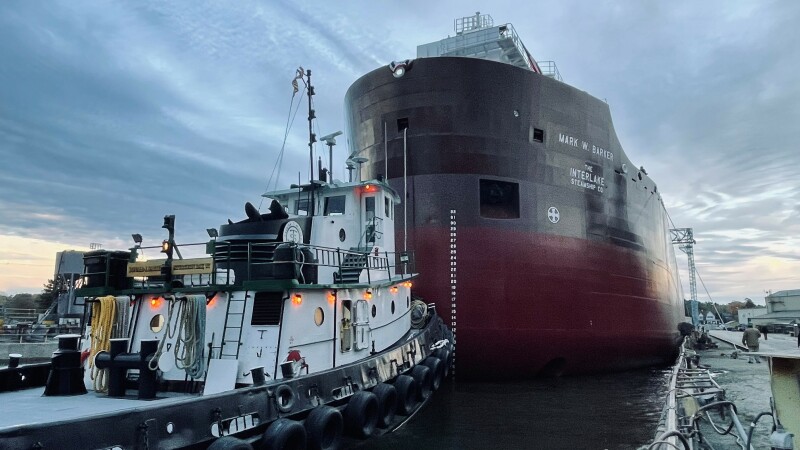 Bay Shipbuilding launches first U.S.-flagged Great Lakes bulk carrier ...