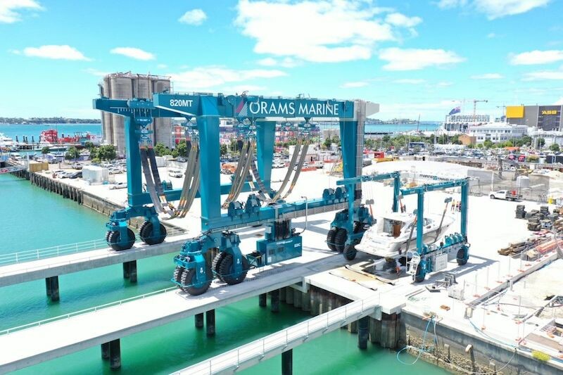 Marine Travelift delivers new boat hoist to New Zealand | WorkBoat