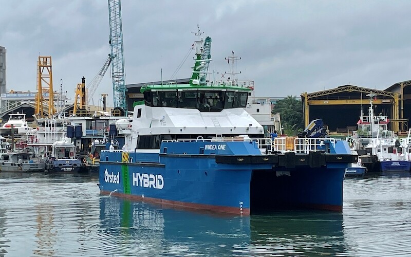 Incat Crowther designed hybrid CTV will work the North Sea | WorkBoat