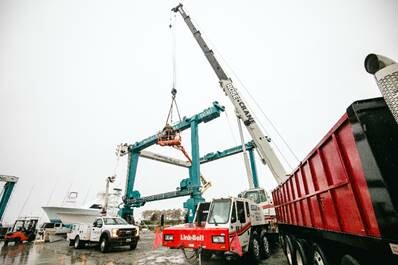 Marine Travelift delivers first 150 TG boat hoist to North Carolina ...