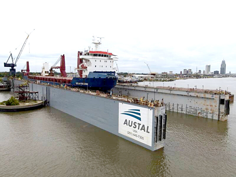 Austal USA's ship repair facility is booming, company says | WorkBoat