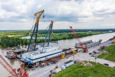 Orion Marine Group christens new dredge Lavaca | WorkBoat