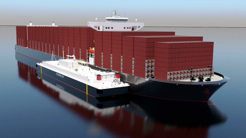 Crowley and Shell to operate largest LNG bunker barge in U.S. | WorkBoat